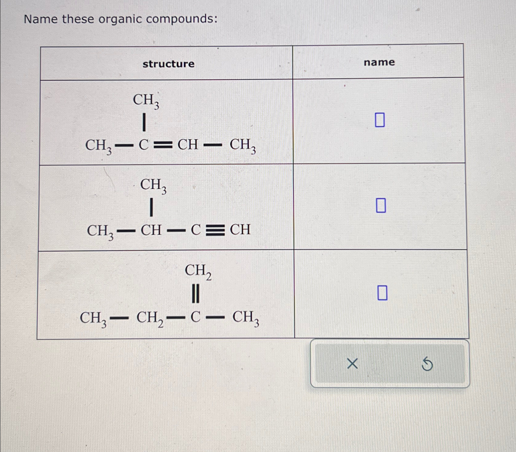 Solved Name these organic | Chegg.com