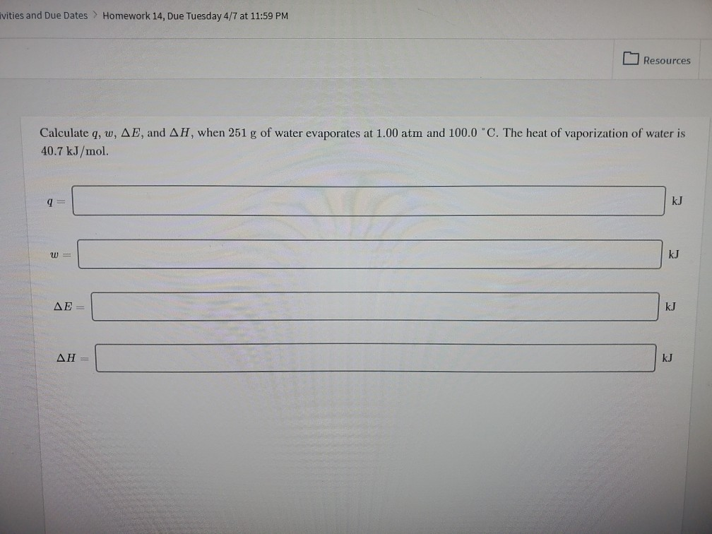 Solved vities and Due Dates Homework 14, Due Tuesday 4/7 at | Chegg.com Solved vities and Due Dates Homework 14, Due Tuesday 4/7 at | Chegg.com