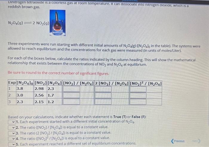 Solved Three experiments were run starting with different | Chegg.com