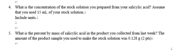 Solved Procedure: Prepare a Stock Solution 1. The linear | Chegg.com
