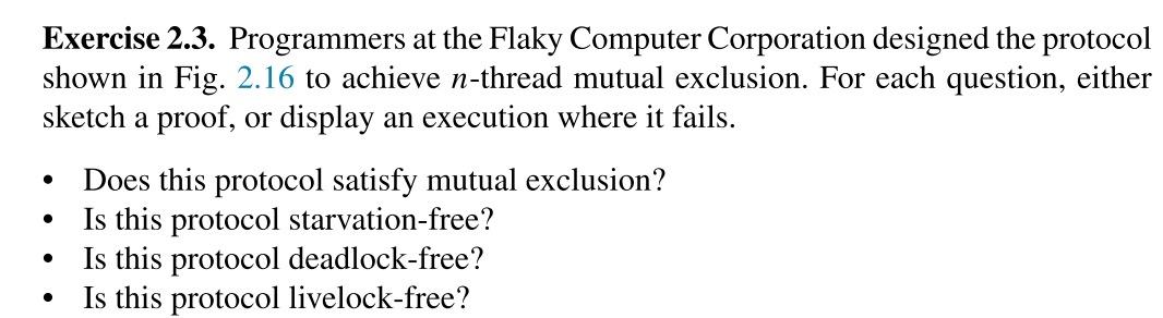 Solved Exercise 2.3. ﻿Programmers at the Flaky Computer | Chegg.com
