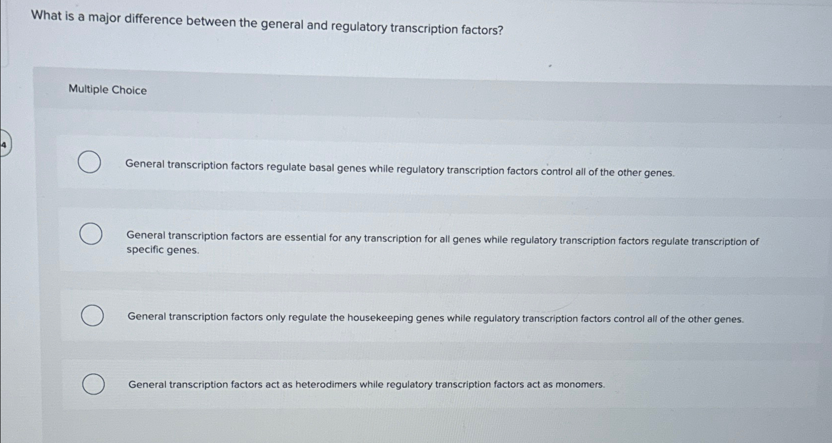Solved What is a major difference between the general and | Chegg.com