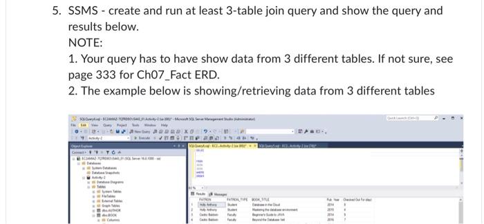 Solved Answer the query to get the following table resultthe | Chegg.com