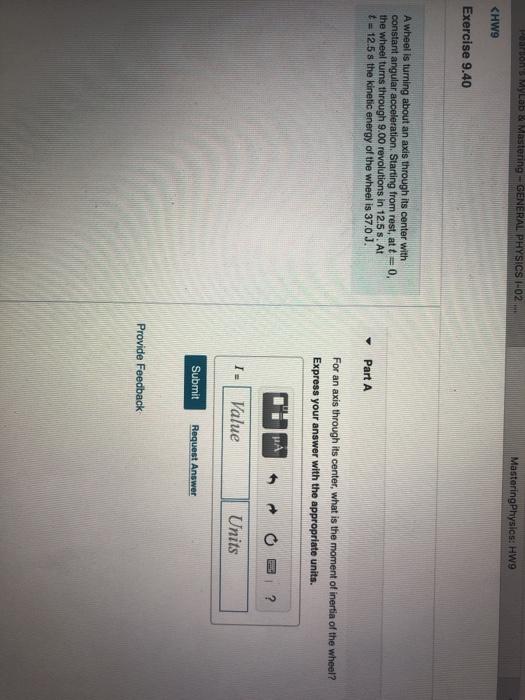 Solved Porton's MyLab & Mastering - GENERAL PHYSICS 1-02 | Chegg.com
