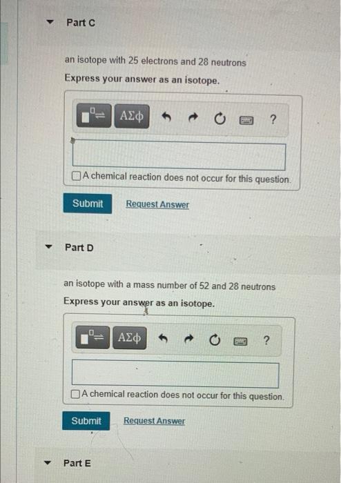 Solved Part A an oxygen atom with 10 neutrons Express your | Chegg.com