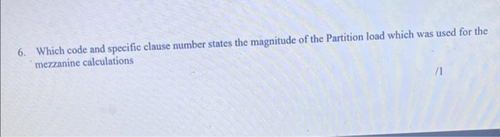 Solved 6. Which code and specific clause number states the | Chegg.com