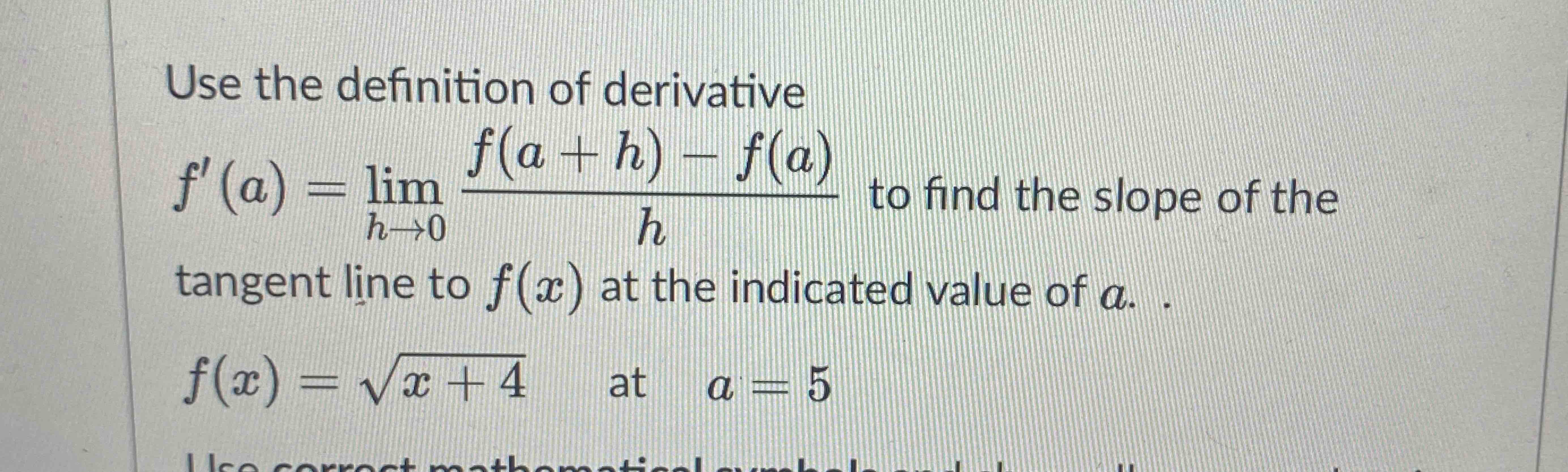 Solved Use the definition of | Chegg.com