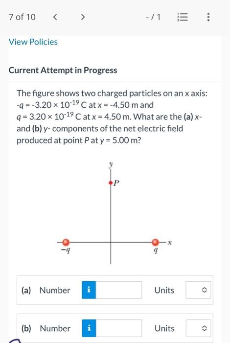 Solved The figure shows two charged particles on an x axis: | Chegg.com