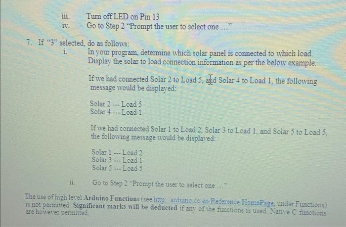 Solved evelop a program in C and upload it into your Arduino | Chegg.com