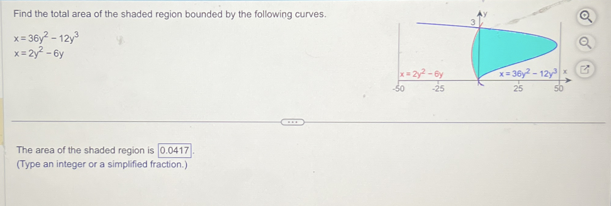 Solved Find the total area of the shaded region bounded by | Chegg.com