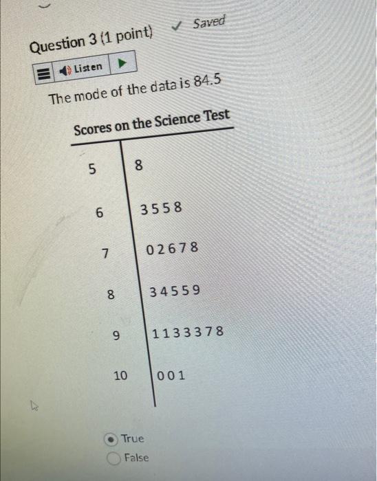 True False | Chegg.com