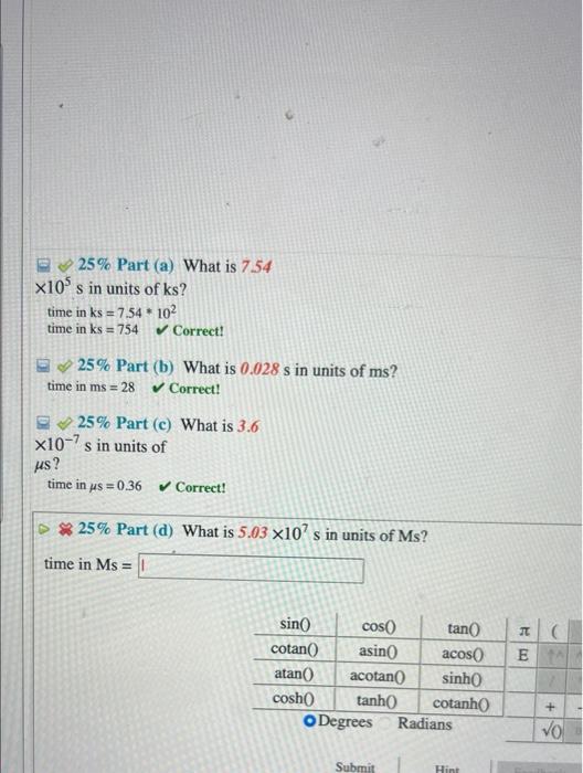 Solved (8\%) Problem 1: The times in this problem are given | Chegg.com
