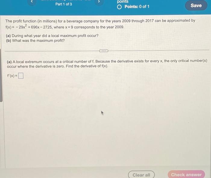 Solved please help with parts 1-3 | Chegg.com