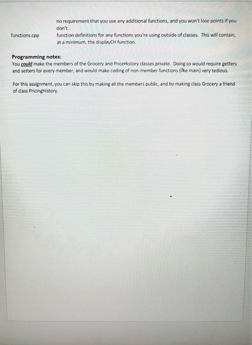 Solved Topics: class definitions, arrays of objects, static | Chegg.com