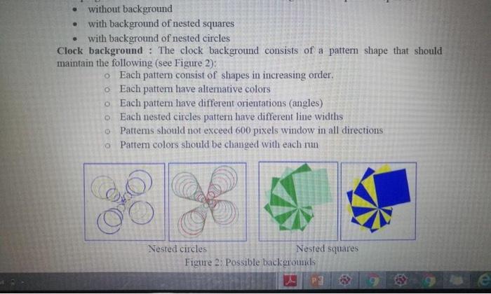 Solved Problem Definition Clocks have different ways of | Chegg.com