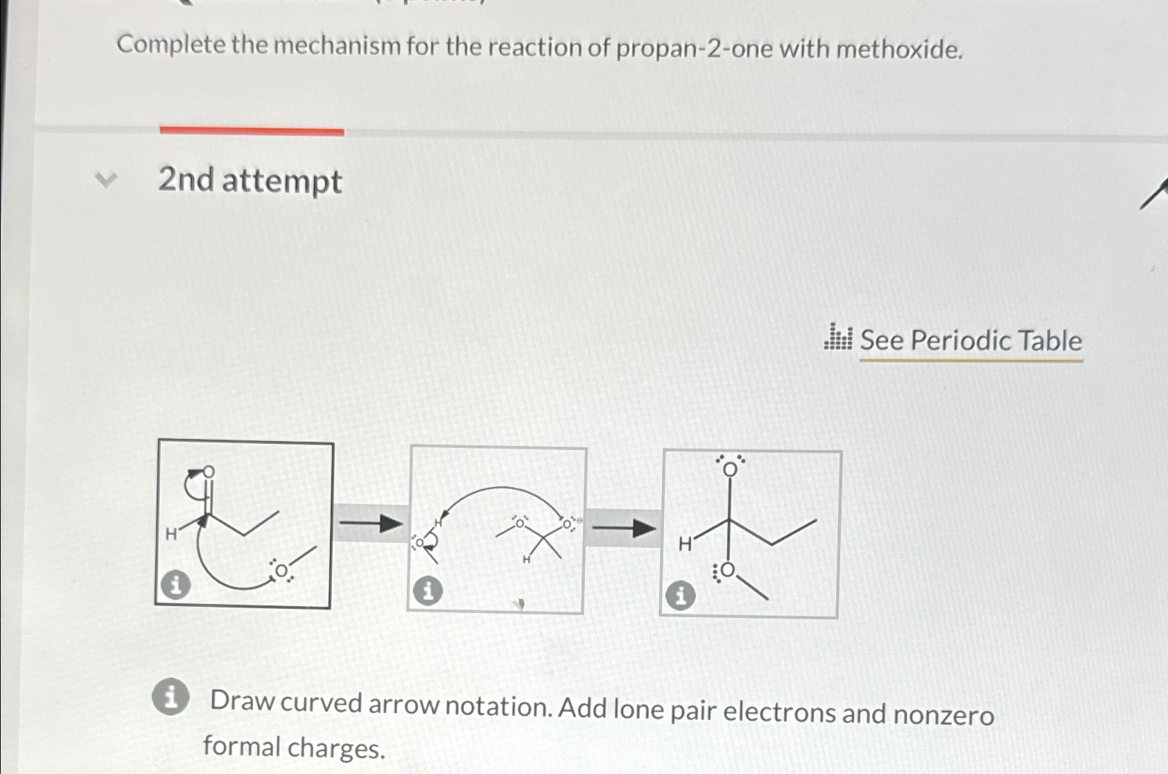 Solved Complete the mechanism for the reaction of | Chegg.com