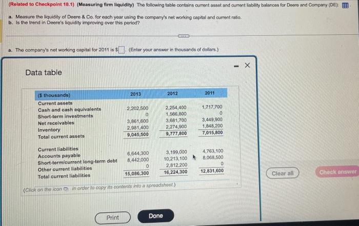 Solved (Related to Checkpoint 18.1) (Moasuring firm | Chegg.com