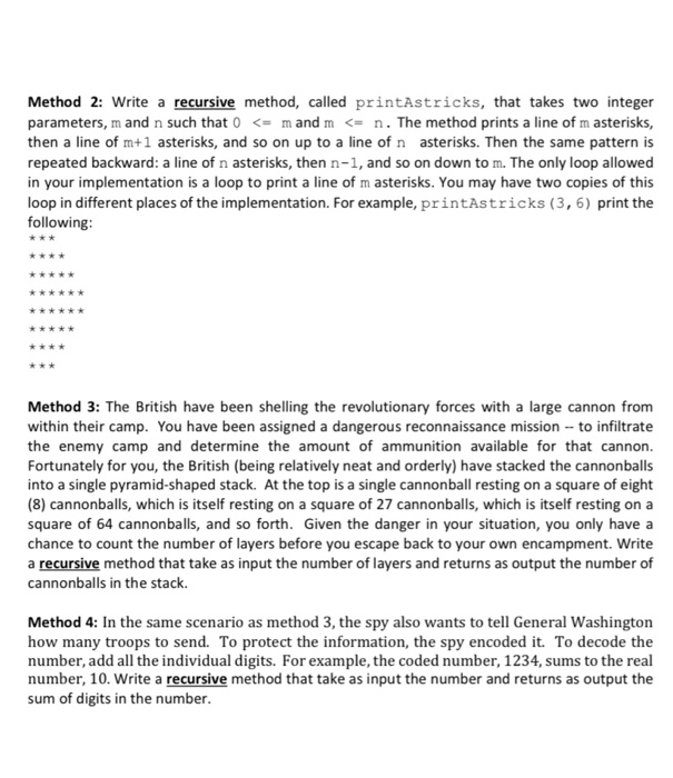 Solved Assignment 9: Recursion Total points: 40 Requirements | Chegg.com