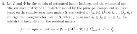 Solved Let tilde(L) ﻿and tilde(Ψ) ﻿be the matrix of | Chegg.com