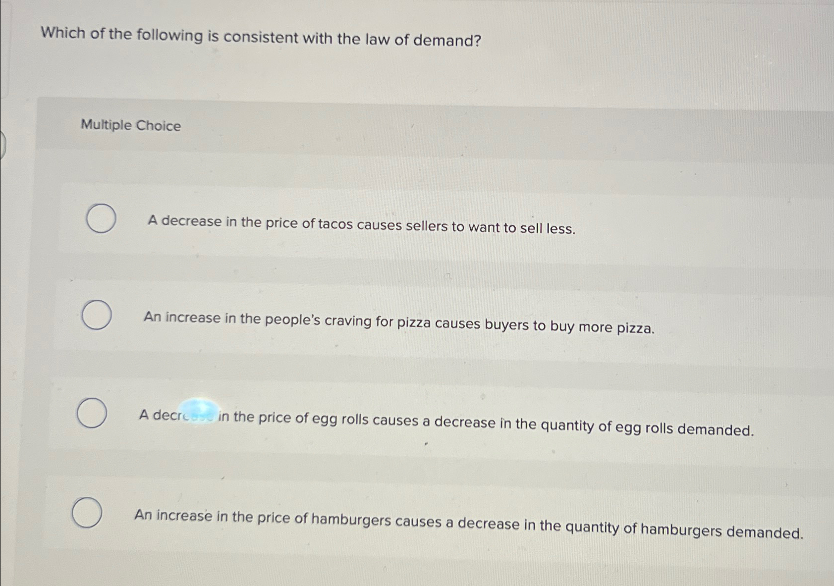 Solved Which of the following is consistent with the law of | Chegg.com