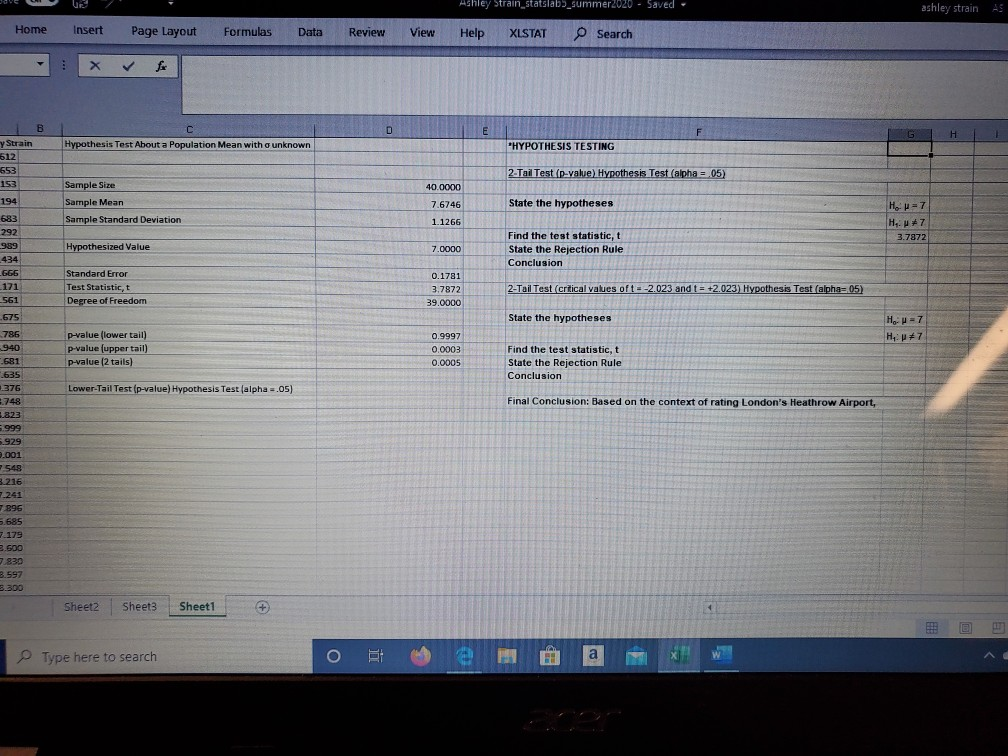 Solved Ashley Strain statslab_summer2020 - Saved ashley | Chegg.com