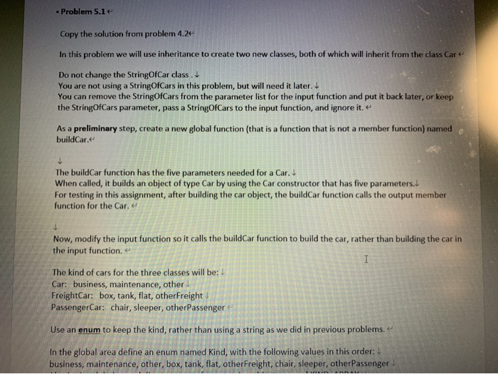 Solved C++ program i need answers for problem5.1 and | Chegg.com