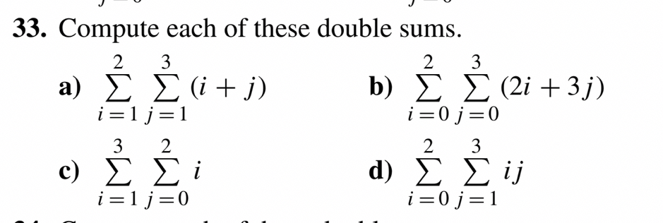 Compute each of these double | Chegg.com