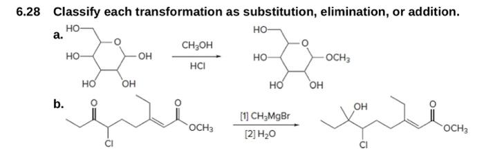 Solved 28 Classify each transformation as substitution, | Chegg.com