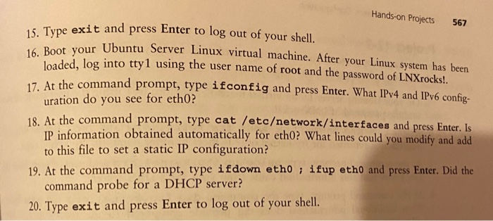 Solved 566 Chapter 12 Network Configuration ration of the | Chegg.com