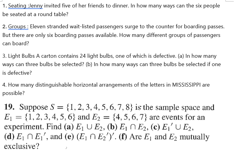 Solved Suppose S={1,2,3,4,5,6,7,8} ﻿is the sample space | Chegg.com