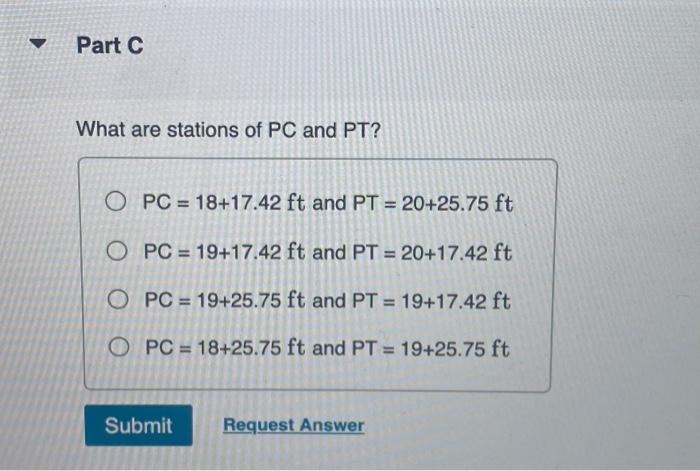 Solved Compute L,T,E,M,LC,R, and stations of the PC and PT | Chegg.com