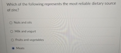 Solved Which of the following represents the most reliable | Chegg.com