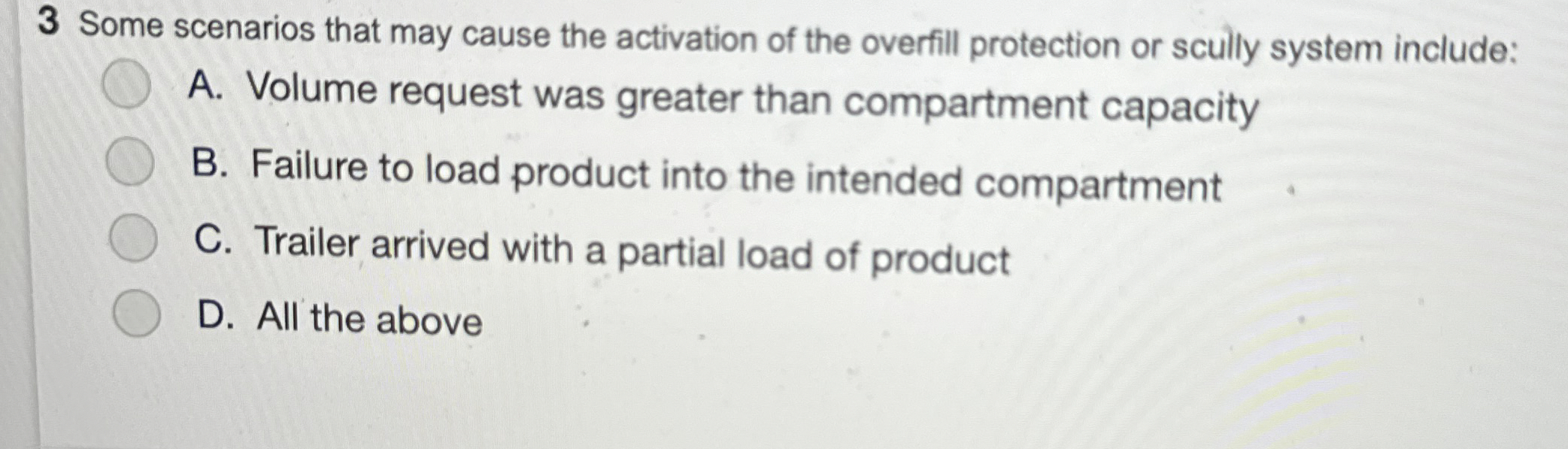 Solved 3 ﻿Some scenarios that may cause the activation of | Chegg.com