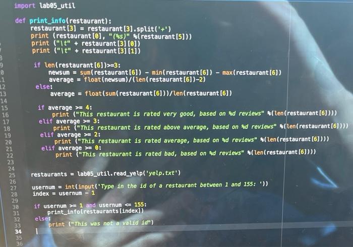 Solved Lab Overview This lab explores the use of lists, | Chegg.com