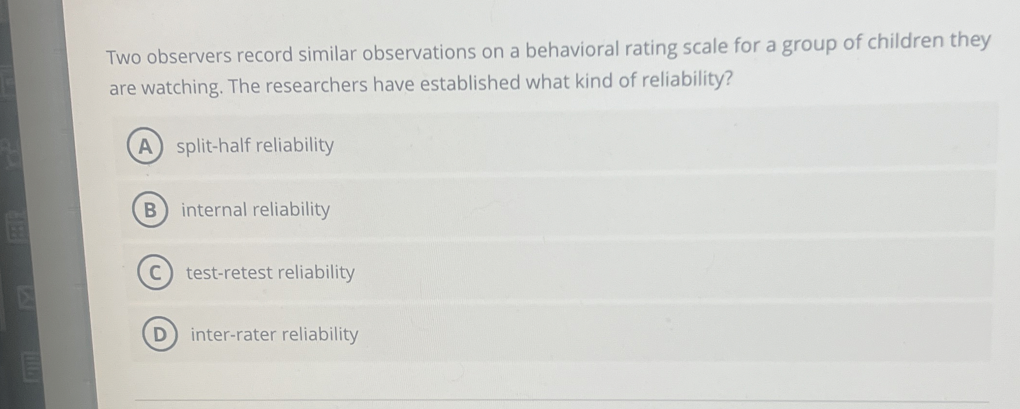Solved Two observers record similar observations on a | Chegg.com
