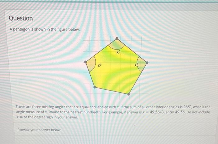 Solved A pentagon is shown in the figure below. There are | Chegg.com