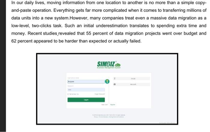 Solved c) Explain the systems Conversion Strategies and | Chegg.com