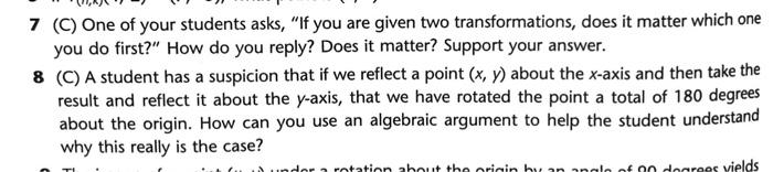 Solved help #7 and #8. explain clearly. will upvote if the | Chegg.com