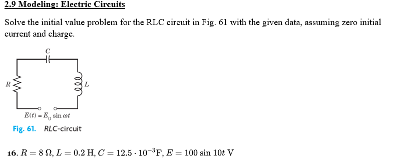 Solved Differential equation class:Differential equation | Chegg.com