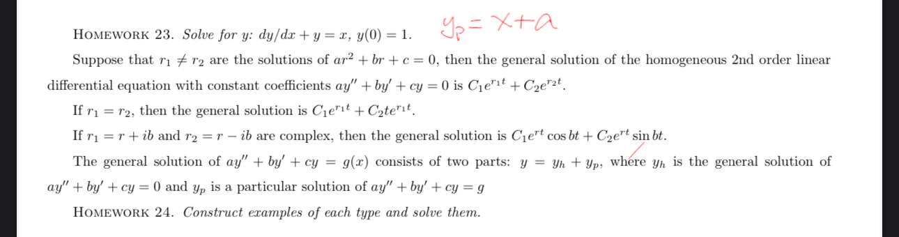 Solved Homework 23. ﻿Solve for | Chegg.com