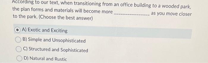 Solved According to our text, when transitioning from an | Chegg.com