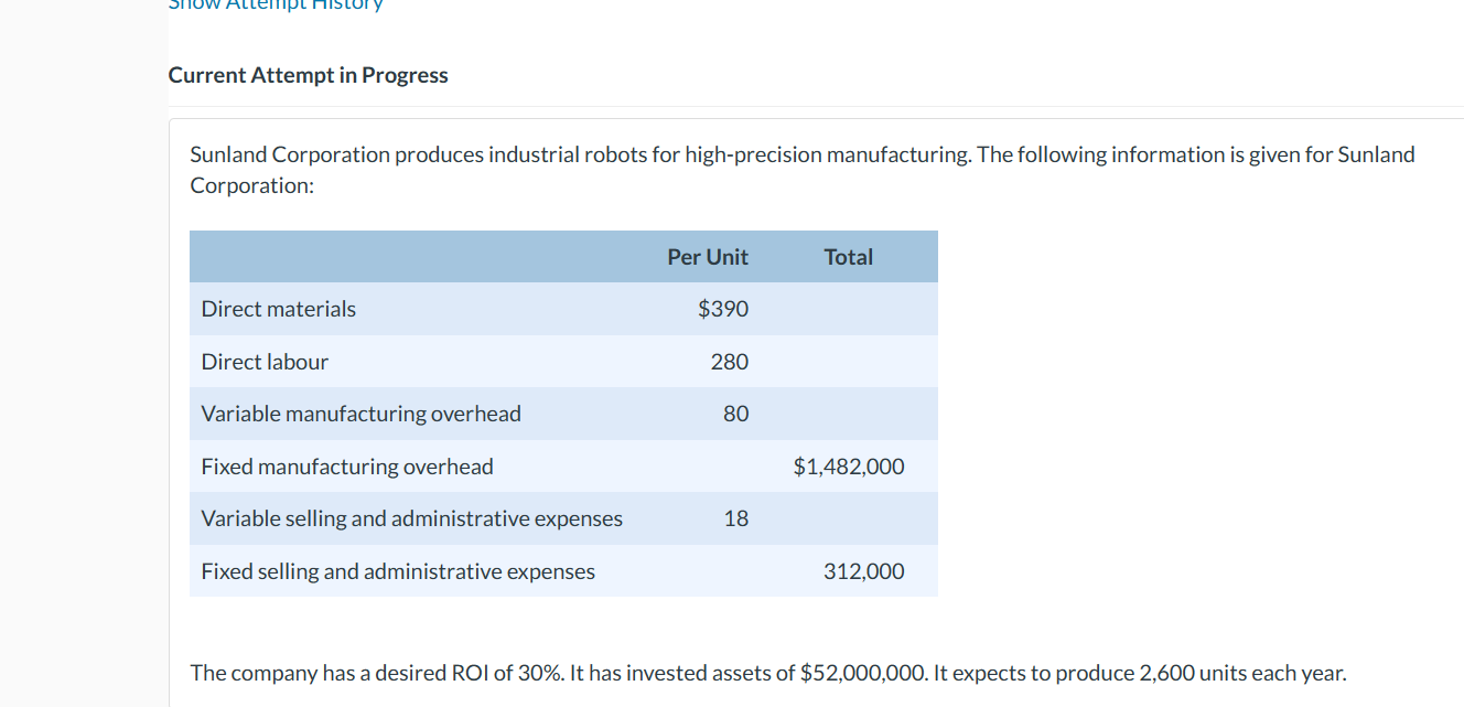 Solved "Calculate the markup percentage and target selling | Chegg.com