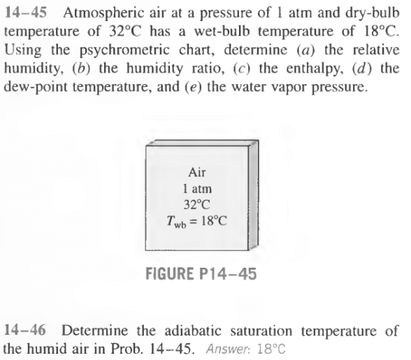 Solved ANSWER QUESTION 14-46 ﻿PLEASE14-45 ﻿Atmospheric air | Chegg.com
