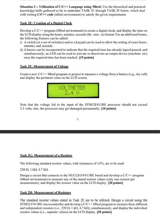 Situation 3 - Utilization of C/C++ Language using | Chegg.com Situation 3 - Utilization of C/C++ Language using | Chegg.com