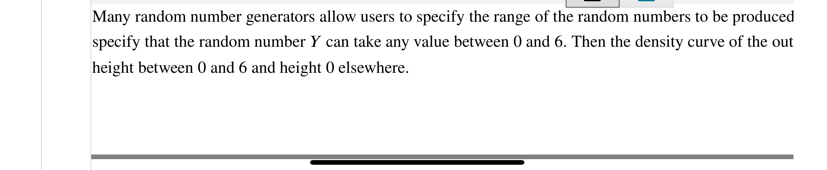 Solved Many random number generators allow users to specify | Chegg.com