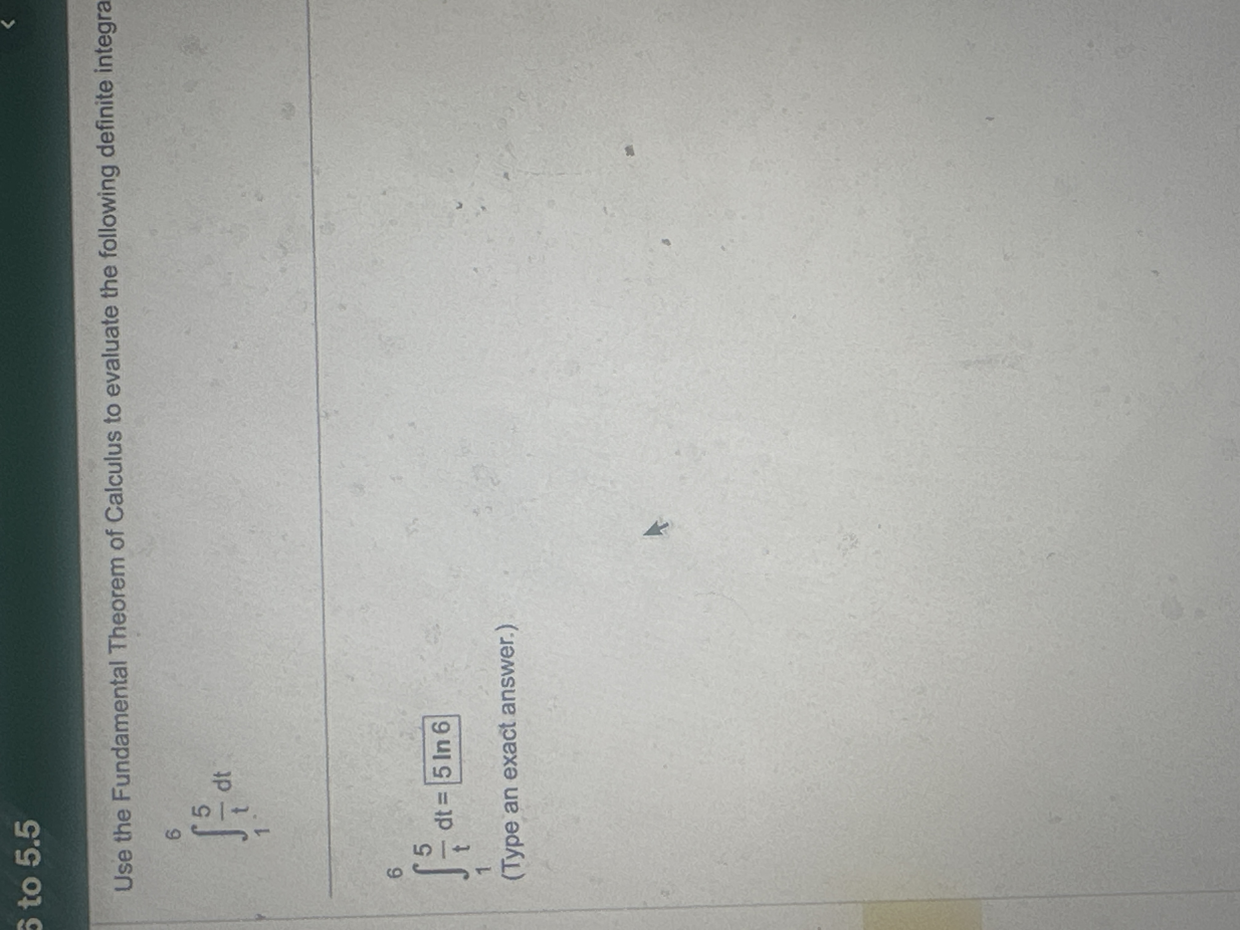 Solved Use the Fundamental Theorem of Calculus to evaluate | Chegg.com