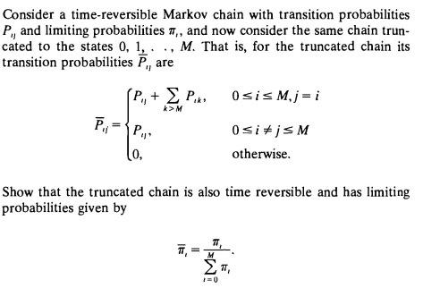 Solved Consider a time-reversible Markov chain with | Chegg.com