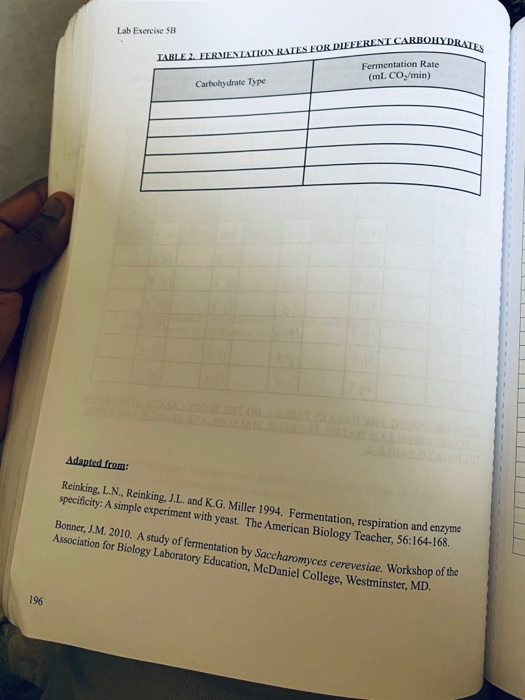 Solved Cellular Respiration: alcohol fermentation by yeast. | Chegg.com