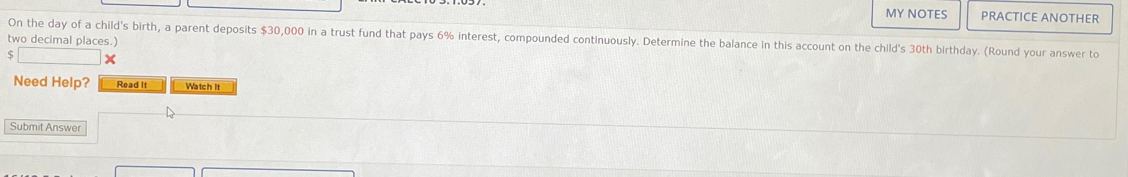 Solved two decimal places.)$ | Chegg.com