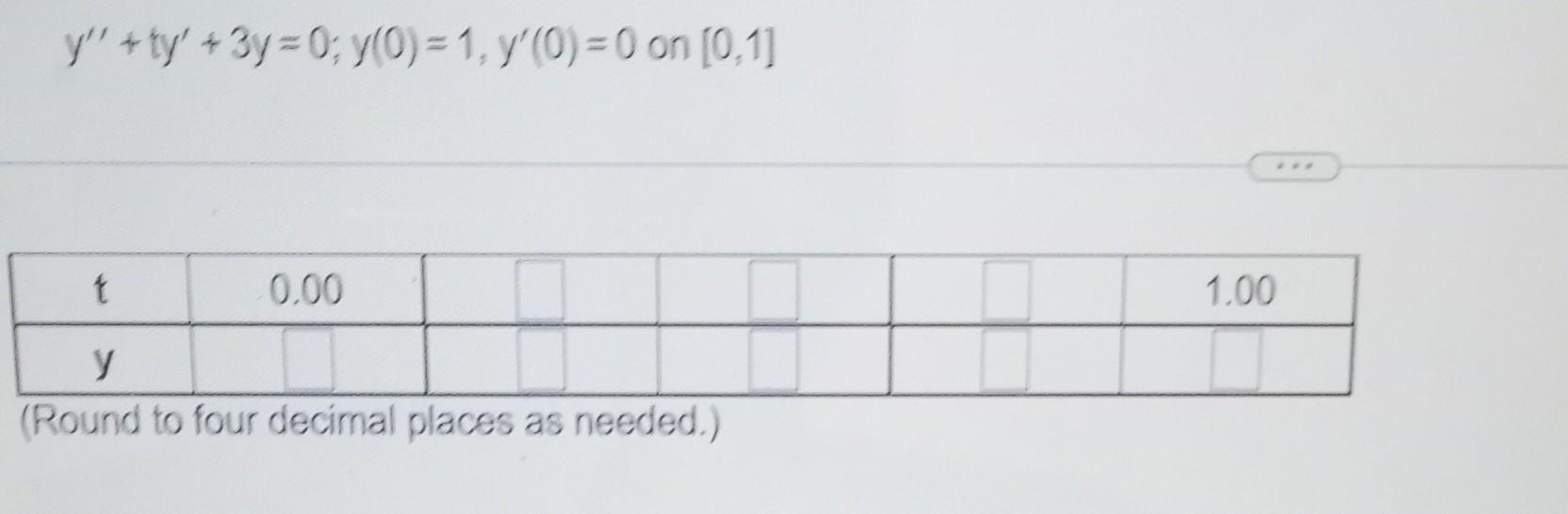 Solved using vectorized eulers method, with h=0.25, please | Chegg.com Solved using vectorized eulers method, with h=0.25, please | Chegg.com